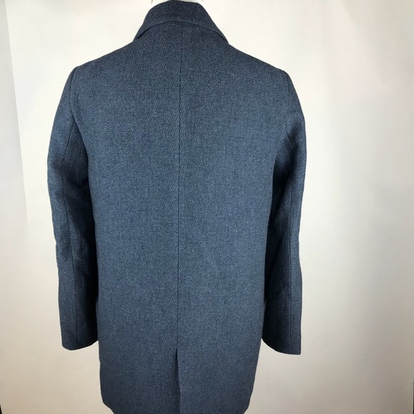 Zara | Jackets & Coats | Zara Basic Collection Blue Boyfriend Blazer ...